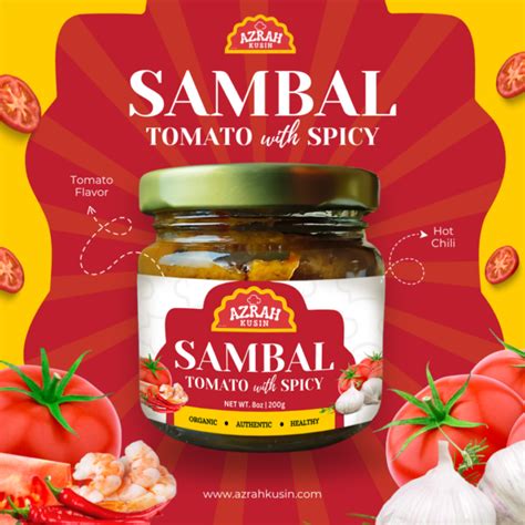 Sambal Tomato With Spicy Azrah Kusin