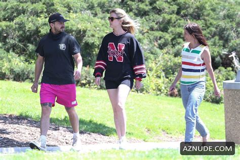 Shia Labeouf And Mia Goth Enjoy A Walk With Milas Mom During The