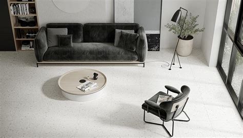 Nowoczesny Salon W Jasnym Kamieniu Domnipl