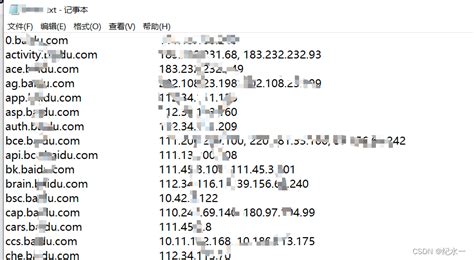 信息收集 子域名子域名挖掘机 Csdn博客