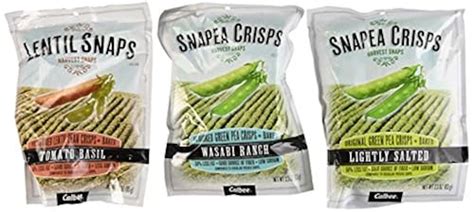 Harvest Snaps Snapea Crisps And Lentil Snaps 3 Flavor Variety Bundle