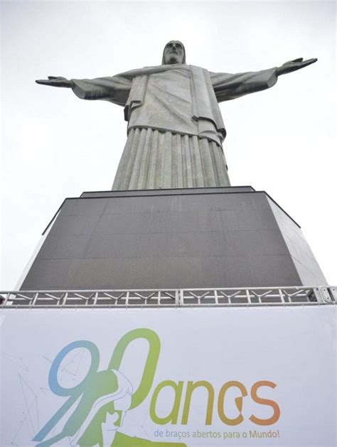 Relembrando Inauguração Cristo Terá Iluminação Acionada Da Itália Mh