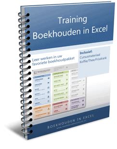 Training Boekhouden In Excel