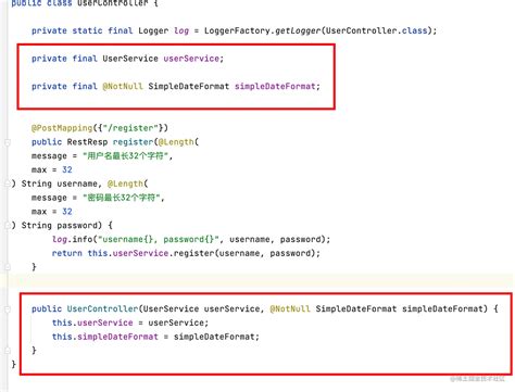 使用requiredargsconstructor替换autowired和resource使用requireda 掘金