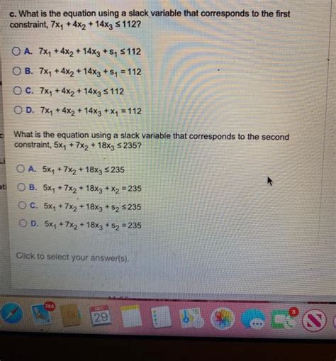 solved for the given maximization problem a determine the