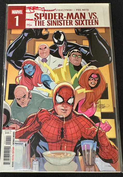 Df Spider Man Vs The Sinister Sixteen 1 Signed By Terry And Rachel Do