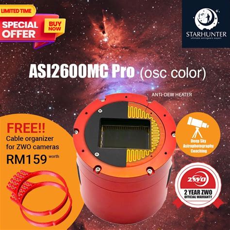 ZWO ASI2600MC Pro (color) | Shopee Malaysia