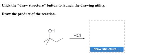 Solved Click The Draw Structure Button To Launch The