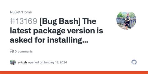Bug Bash The Latest Package Version Is Asked For Installing Again In