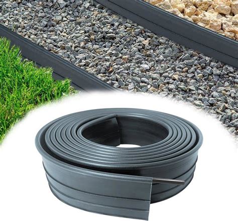 Bordure De Pelouse En Plastique Souple De 12 M En Rouleau De Pe