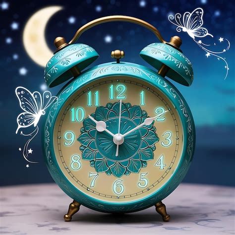 Vintage Alarm Clock Generative Ai Premium Ai Generated Image