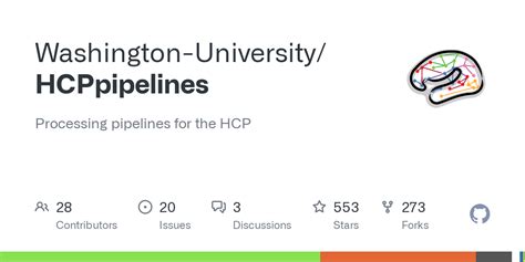 GitHub Washington University HCPpipelines Processing Pipelines For The HCP