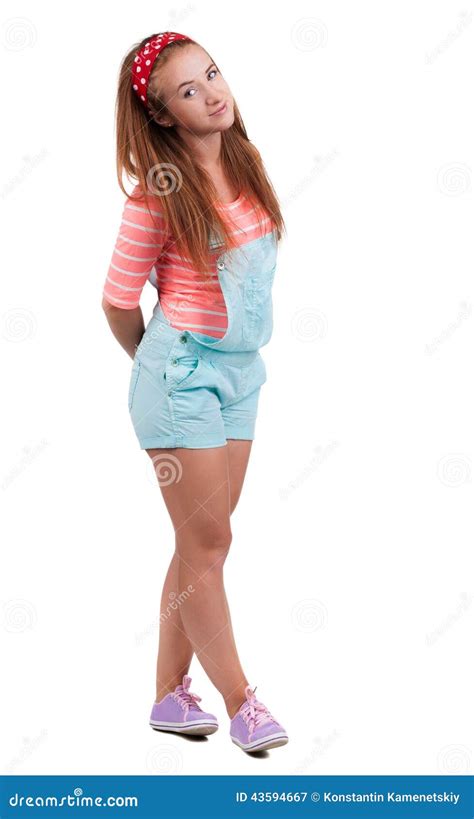 Roodharig Tienermeisje In Borrels Stock Afbeelding Image Of Vreugde Kleding 43594667