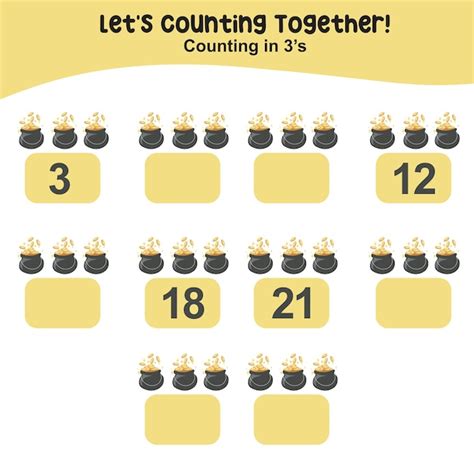 Premium Vector Mathematic Counting Worksheet Math Activity Count