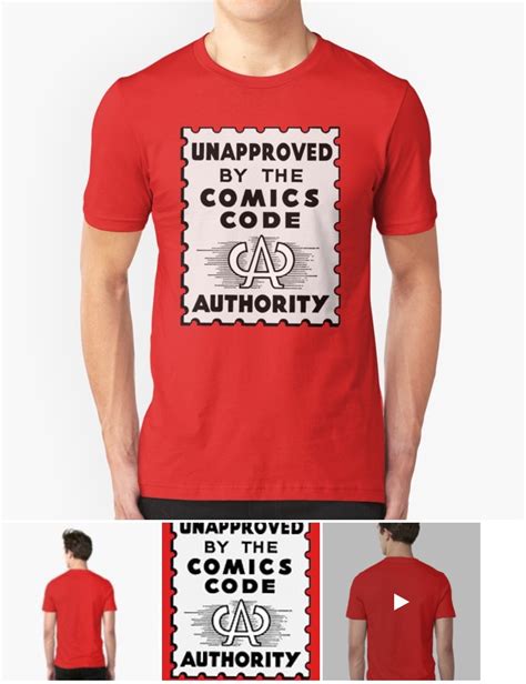 Unapproved By The Comics Code Authority Shirt Design On Behance