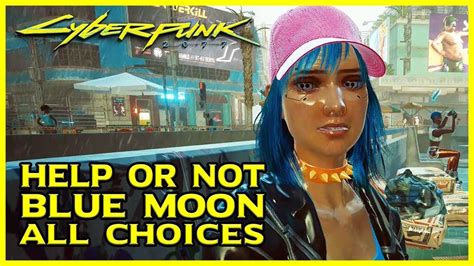 Side Jobs Cyberpunk 2077 Blue Moon Breathe Choices Youtube Full