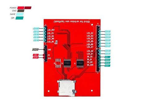 2 4 inch tft arduino touch display shield for arduino rajiv electronics