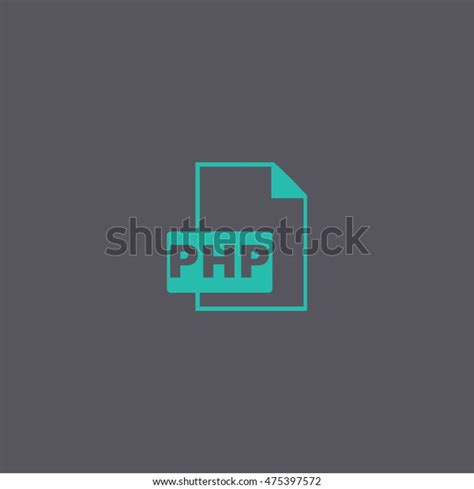 Php File Extension Concept Illustration Design Stock Vector Royalty Free 475397572 Shutterstock