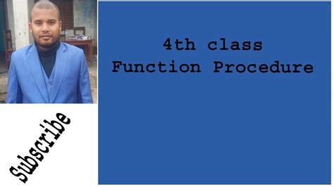 Function Procedure Function Procedure In Qbasic By Mithlesh Kapar