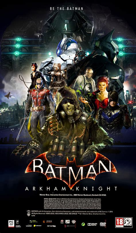 Batman Arkham Knight A Creative Poster Design Behance