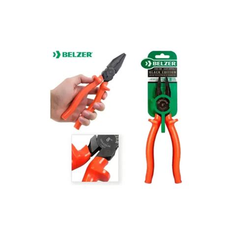 Alicate Para Eletricista 8 Black Edition Belzer Compensa Mais