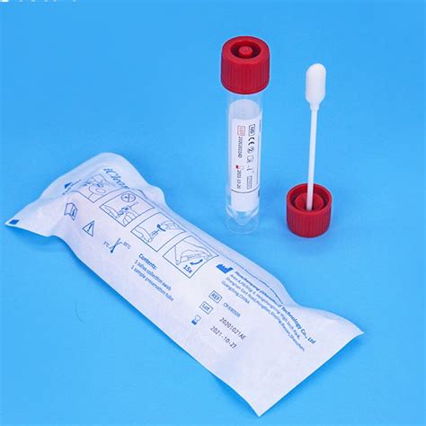 Saliva Swab Collection Kit Foam Swab Test A Professional Supplier Of Swabs
