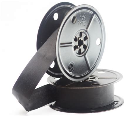 Royal Twin Metal Spools With Fresh Black Ribbon For Quiet De Luxe Safari Sabre Futura Sahara