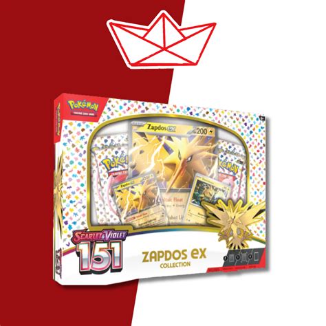 Pokémon Tcg Scarlet And Violet 151 Collection — Zapdos Ex Shopee Singapore