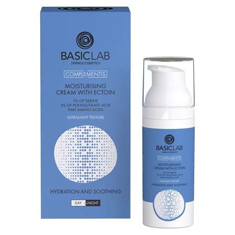 Basiclab Complementis Moisturizing Cream With Ectoine With Ultra Light