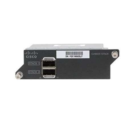 C2960x Stack Cisco Catalyst C2960x Flexstack Plus Hot Swap Stacking Module