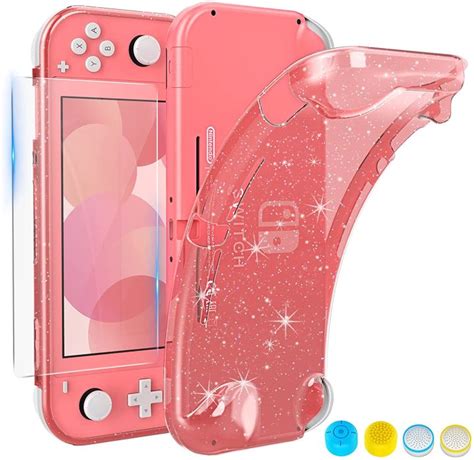 เคส Heystop เข้ากันได้กับ Nintendo Switch Lite ฝาครอบป้องกัน Tpu สำหรับ