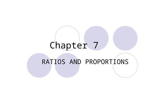Ppt Chapter 7 Ratios And Proportions Lesson 1 Ratios Equivalent