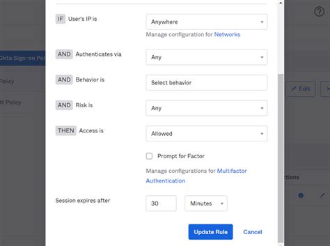 session expiration okta mfa pop up screen expiring in 5 mins only