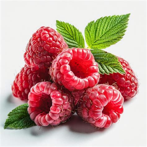 Raspberry Isolated Premium Ai Generated Image