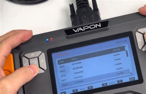 How To Add Bmw G Series Bdc2 Key Using Vapon Vp100 Car Diagnostic