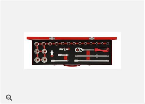 Gedore Red 3300006 1 2 Sq Drive Socket Set Size 10mm To 32mm 24pcs At