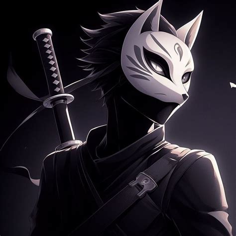 Ninja Mask Art Anime Ninja Mask Futuristic Ninja Mask 09 Anime