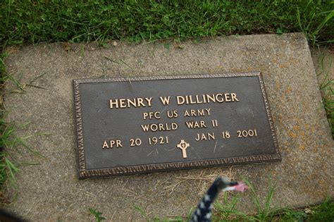 Henry William Dillinger 1921 2001 Find A Grave Memorial