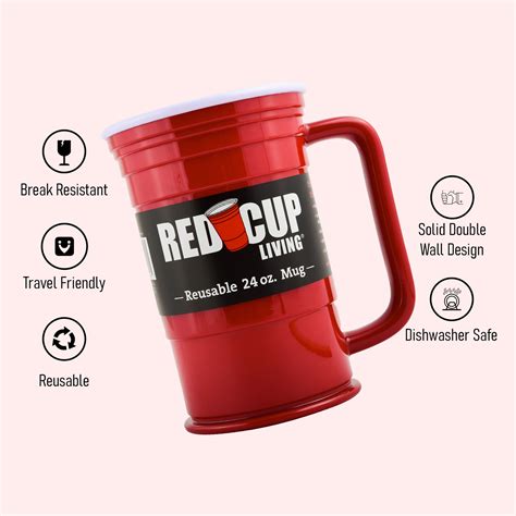 24oz Reusable Plastic Beer Mugs Durable And Unbreakable Bpa Free