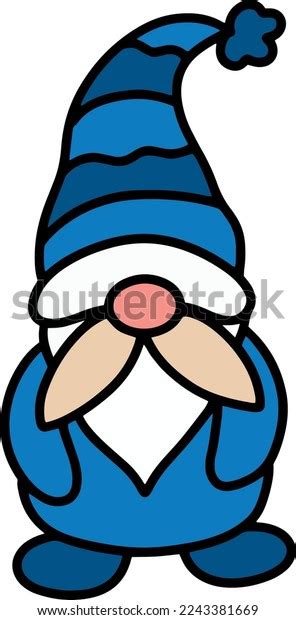 Cute Gnome Vector File Stock Vector Royalty Free 2243381669 Shutterstock