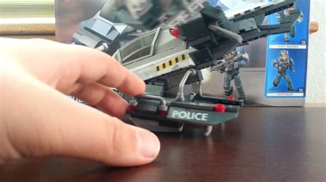 Halo Mega Bloks Police Air Support Hornet Review Youtube