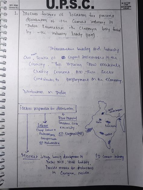 Q1 Discuss Factors Of Location For Present Distribution Of The Cement
