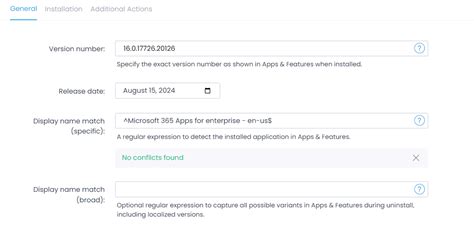 Example Deploying Office 365 Package Action1