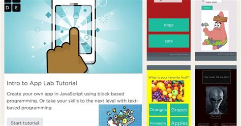 CyndiMGTech App Lab From Code Org