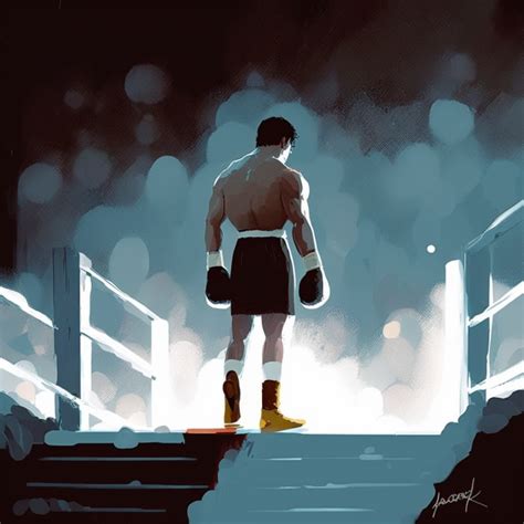 Rocky Balboa In The Art Style Of Pascal Campion