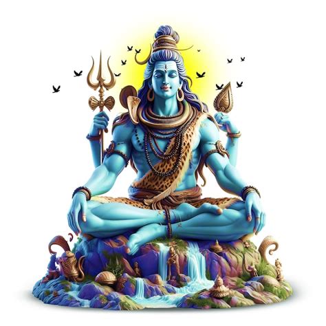 Premium Psd Lord Shiva Maha Shivratri Design