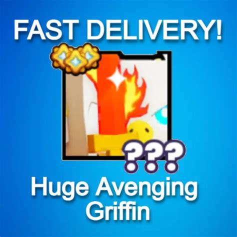 Huge Avenging Griffin PS Pet Simulator Game Items Gameflip