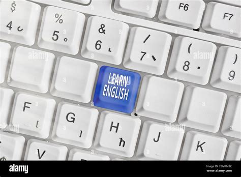 Writing Note Showing Learn English Business Concept For Universal