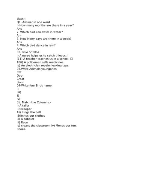 1st Evs Pdf
