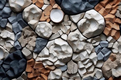 Premium Ai Image Collision Of Contrasting Textures And Materials Creating A Visually Striking